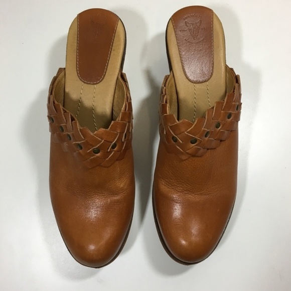 Frye | Shoes | Frye Clogs Cognac Clogs | Poshmark